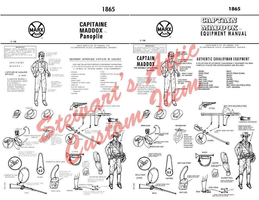Canadian Capt. Maddox – FAF - Yellow Splash Reproduction Box (and Manu ...