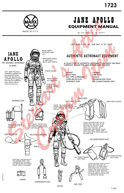 Jane Apollo - Reproduction Equipment Manual – Stewart's Attic