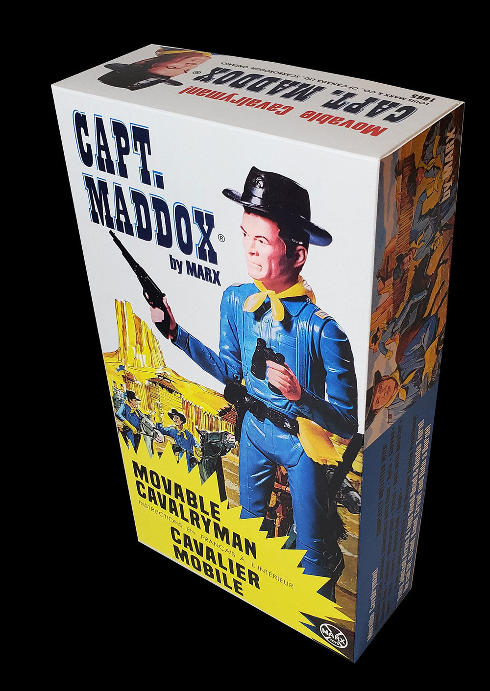 Canadian Capt. Maddox – FAF - Yellow Splash Reproduction Box (and Manu ...