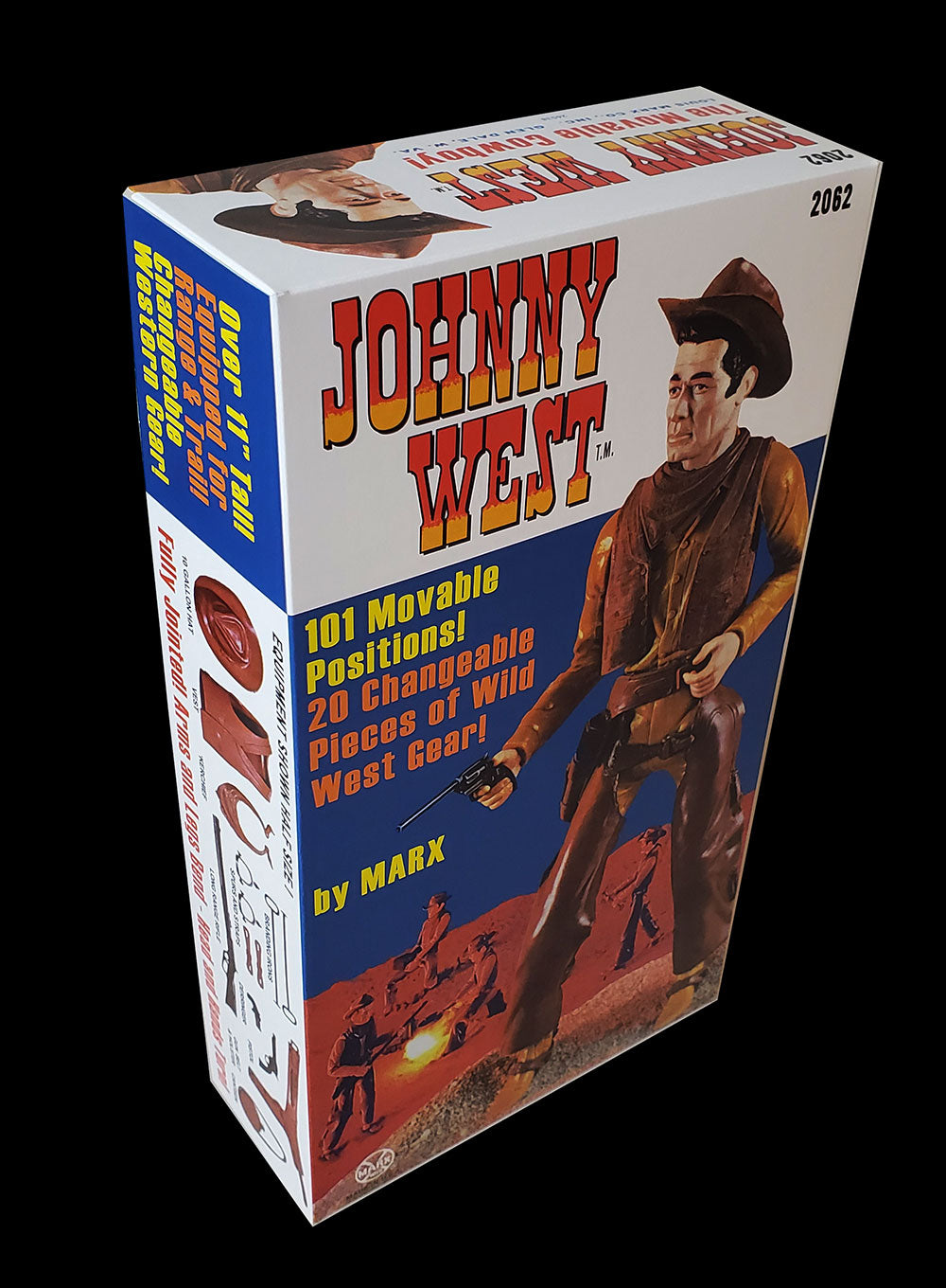Johnny West Campfire Reproduction Box (and Manual) – Stewart's Attic