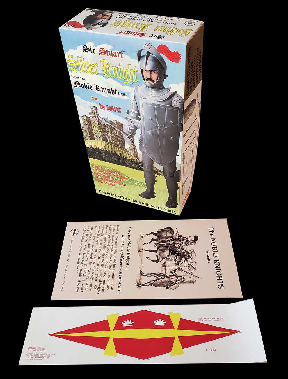 Knight – US Silver Knight, Sir Stuart Reproduction Box with Manual and ...