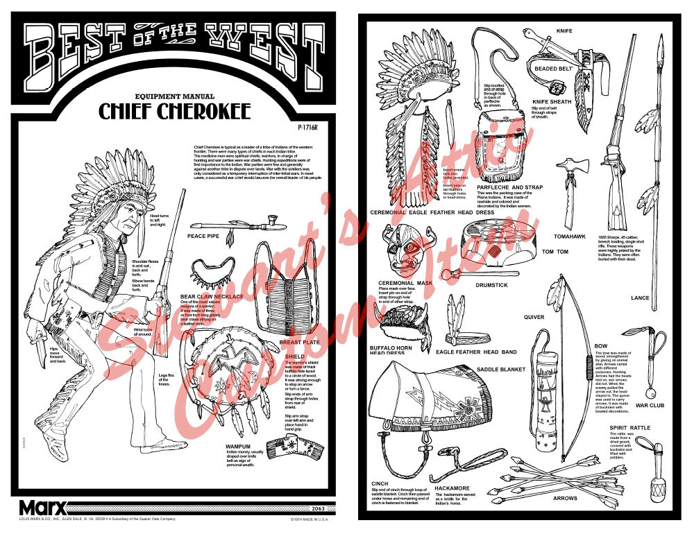 Chief Cherokee - BOTW Reproduction Equipment Manual – Stewart's Attic
