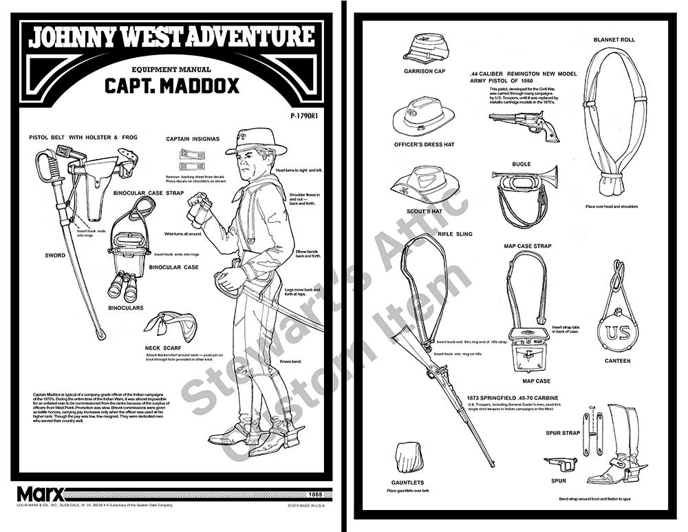 Capt Maddox - JWA - Reproduction Equipment Manual – Stewart's Attic