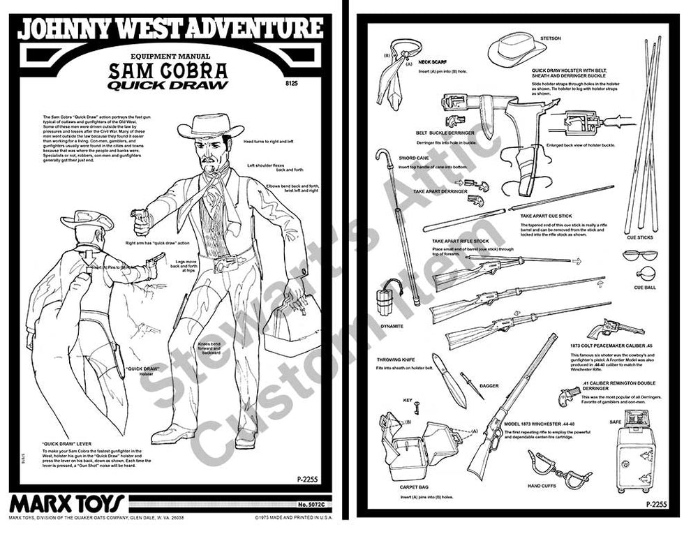 Sam Cobra - JWA - Quickdraw - Reproduction Equipment Manual – Stewart's ...